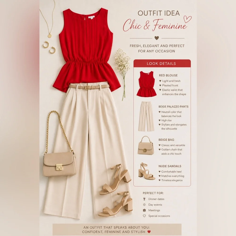 Bisou Bisou | Tops | Bisou Bisou Red Pleated Sleeveless Peplum Blouse ...